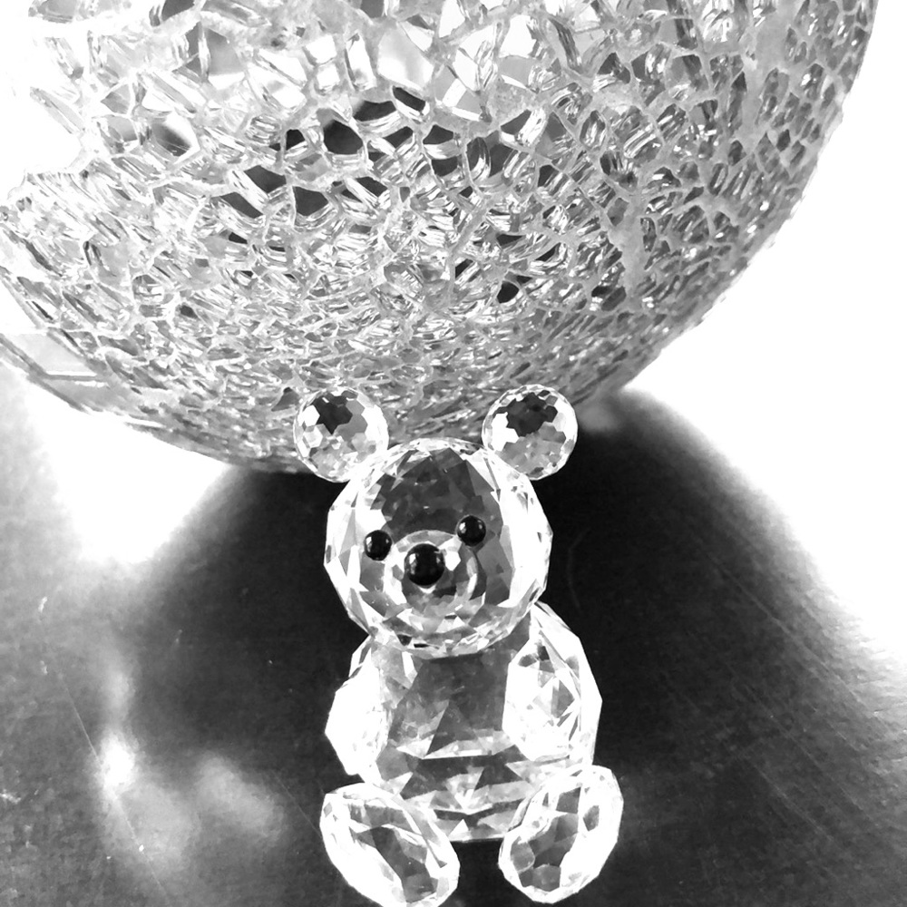 Swarovski Crystal Teddy Bear Figurine - Gem
